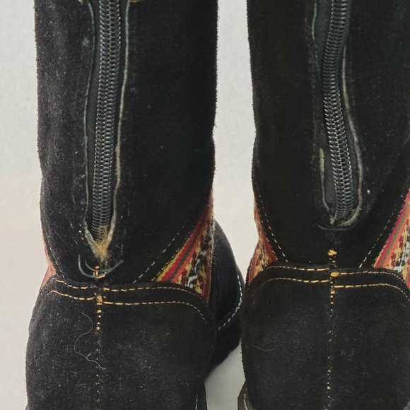 Caterpillar | Shoes | Cat Walking Machines Tall Boots Black Suede Sz 36 ...